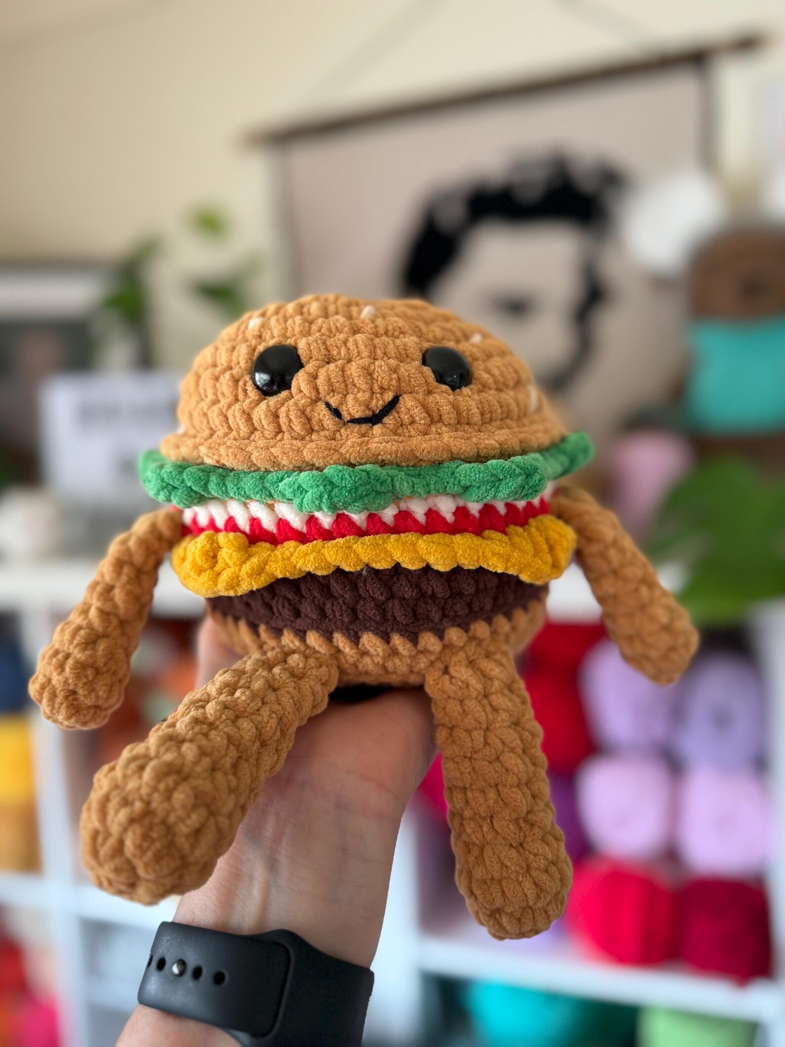 Biggie and Benny the Burgermen Bundle, Crochet Hamburger Pattern ...