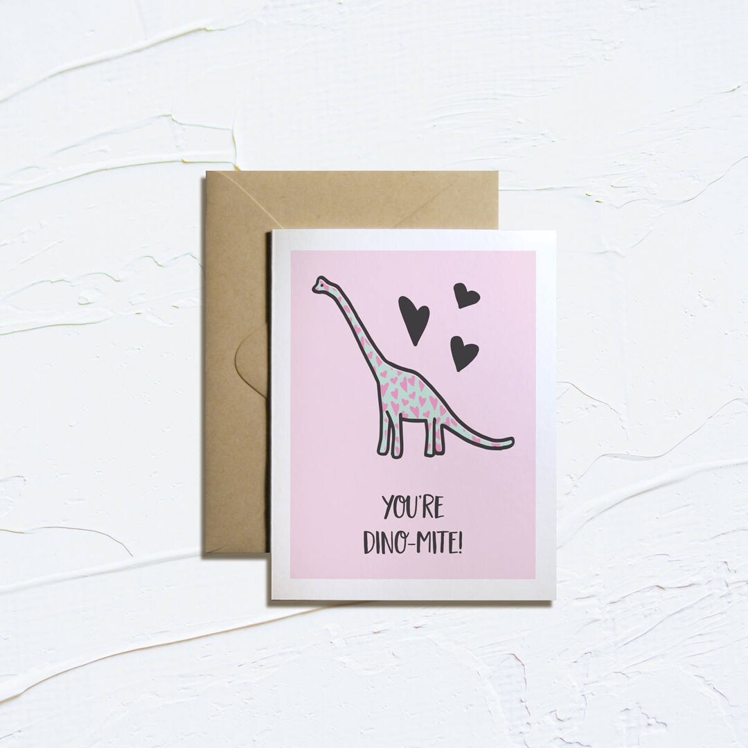 Tarjetas de San Valentín imprimibles: Eres Dino-Mite San Valentín ...