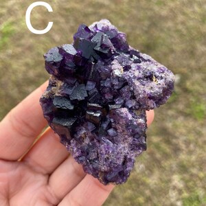 Purple Fluorite Crystals - Etsy