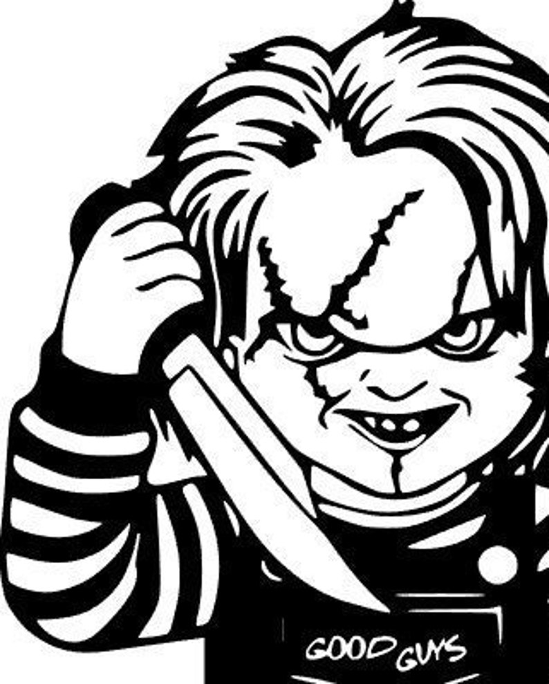 Chucky Horror SVG Digital File Two Versions - Etsy