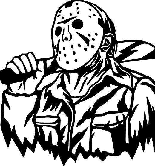 Jason Horror SVG, Digital File - Etsy