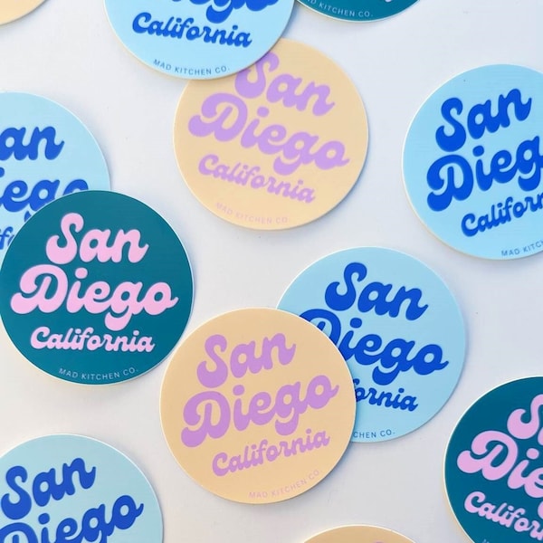 San Diego Sticker - Etsy