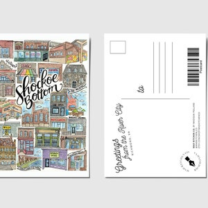 Shockoe Bottom Art Print | Richmond, Virginia VA Watercolor ...