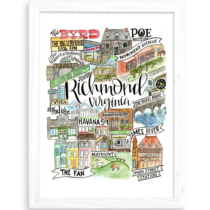 Richmond Va Train Art - Etsy