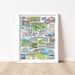 Pacific Beach I San Diego, CA Art Print San Diego Watercolor Drawing ...