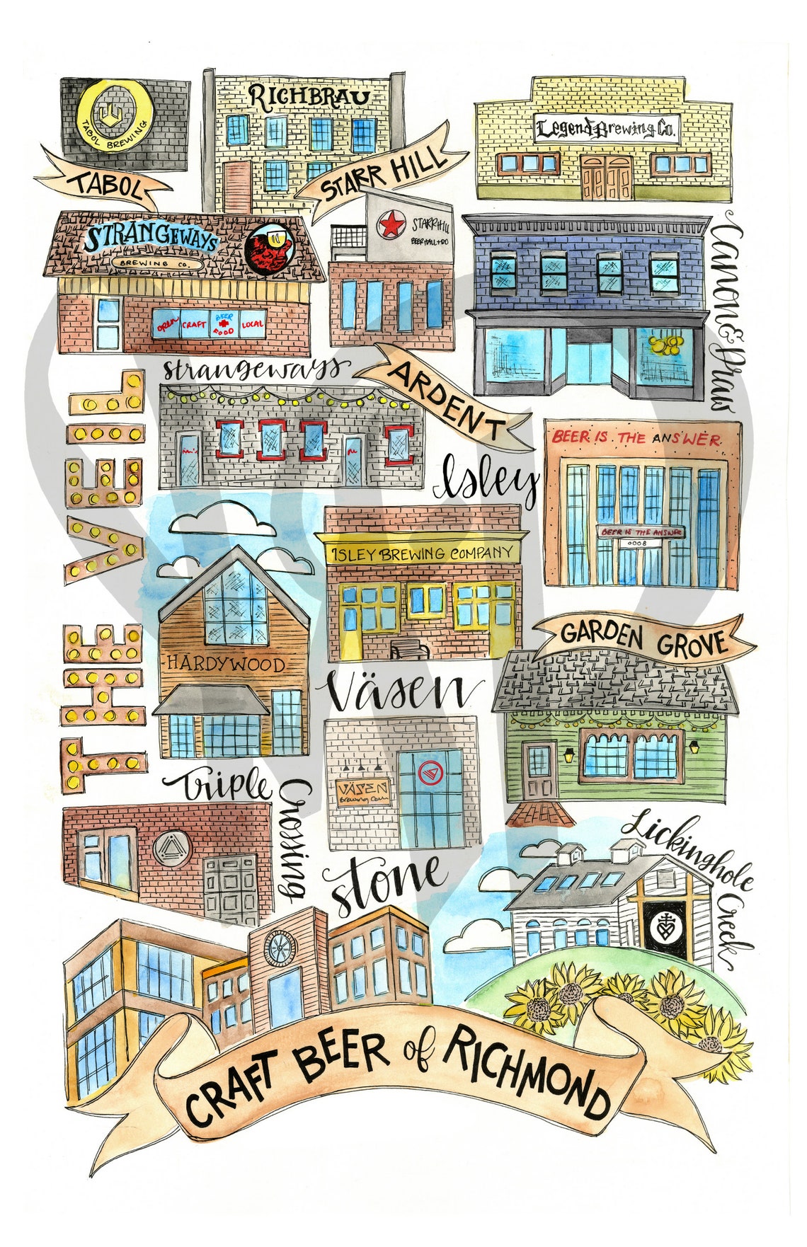 Breweries of Richmond | Craft Beer RVA Virginia Distillery Hardywood ...