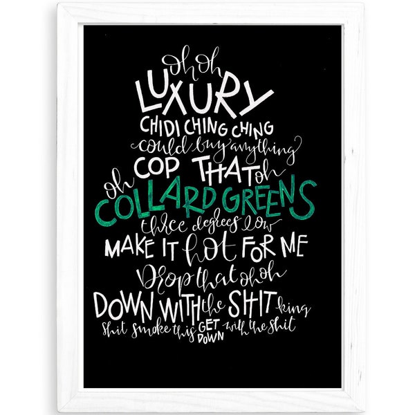 Lettering Lyrics - Etsy