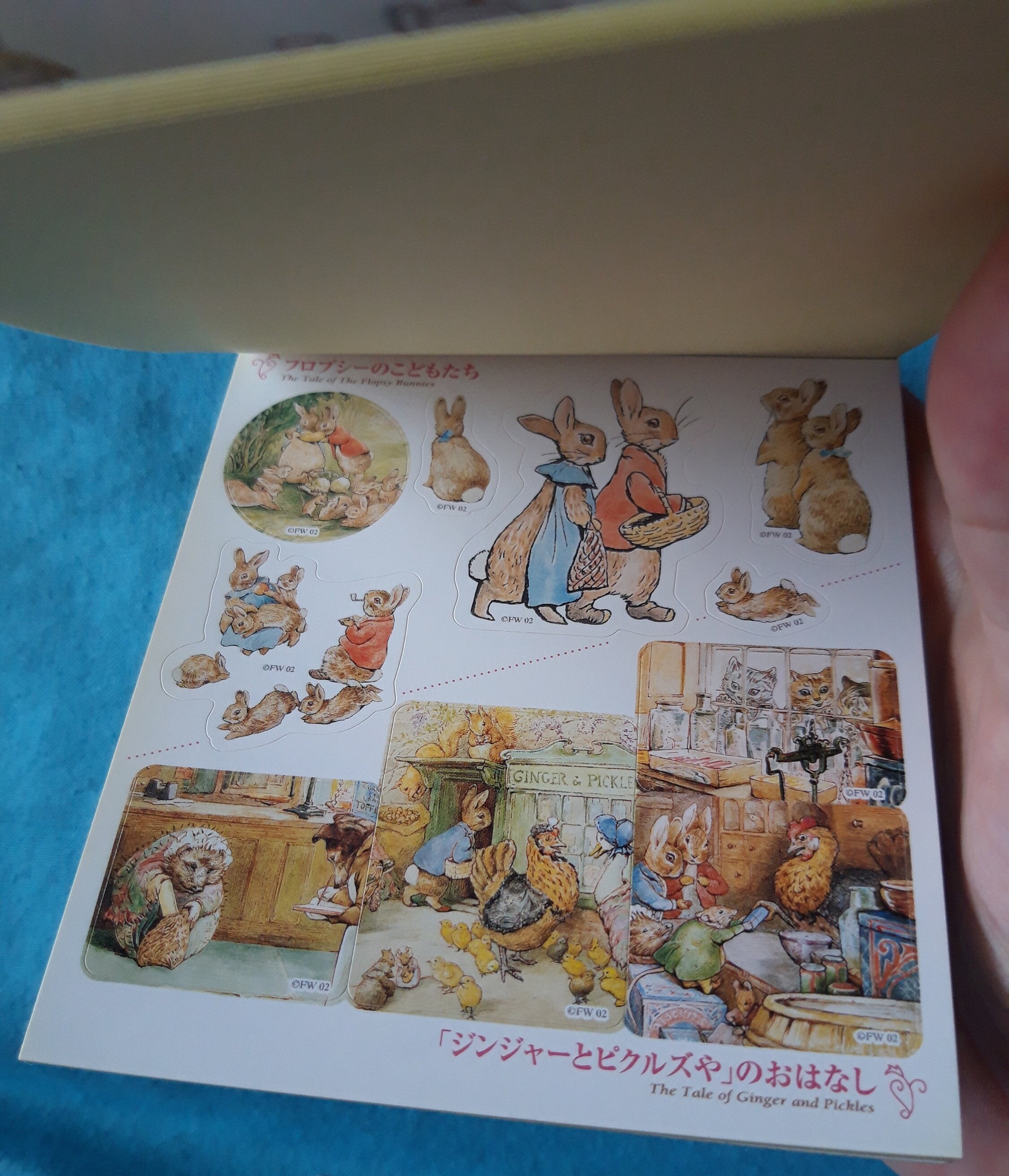 Peter Rabbit and Friends Mini Stickers Book Japan - Etsy