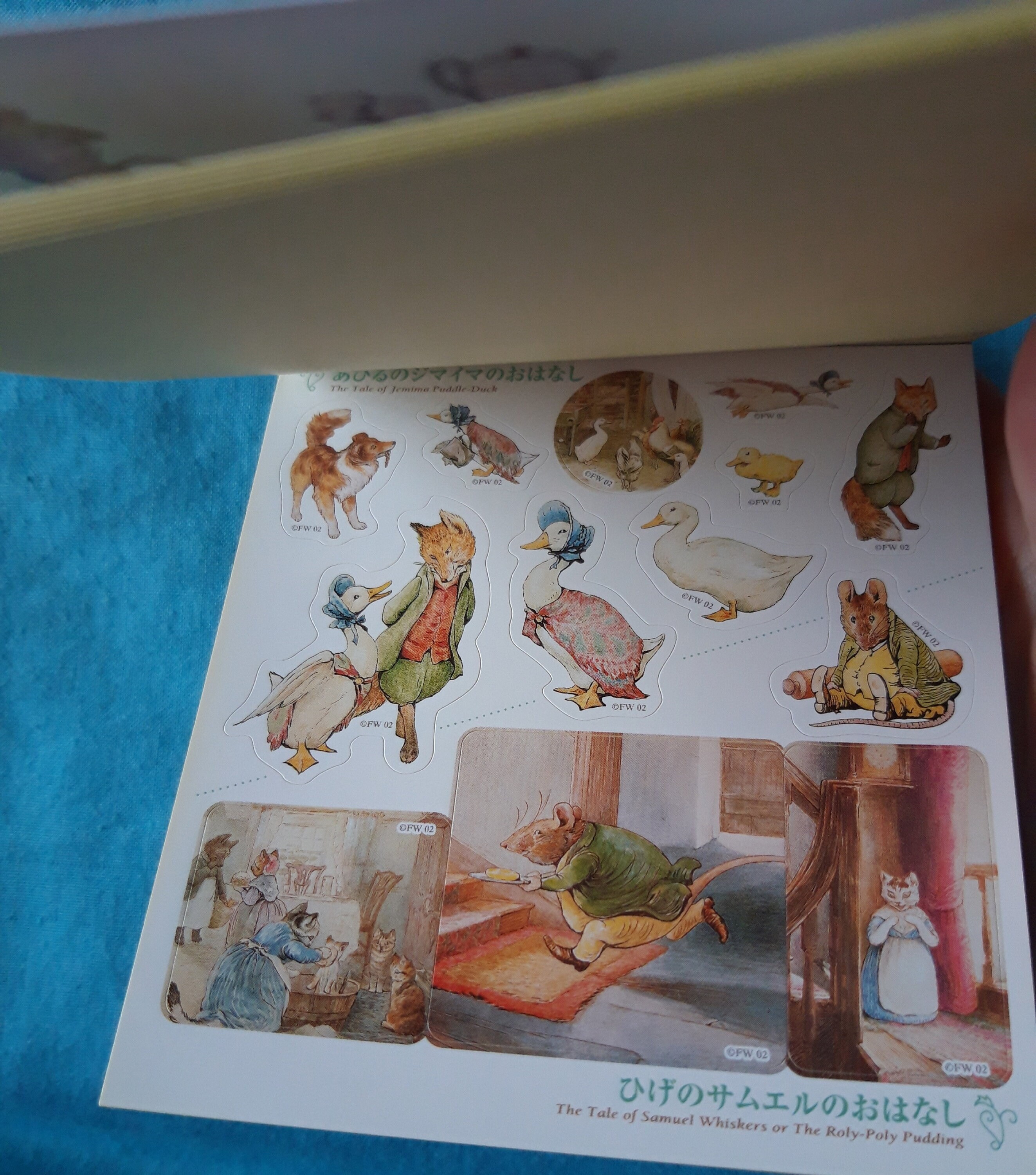 Peter Rabbit and Friends Mini Stickers Book Japan - Etsy