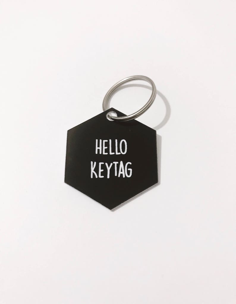 CUSTOM, Vintage Hotel Key Tag, Diamond Keytag, Hexagon Keytag ...