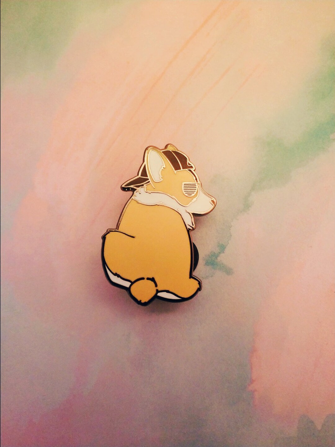 Corgi Cute Dog Pin Hard Enamel Pin Dog Lover Gift - Etsy