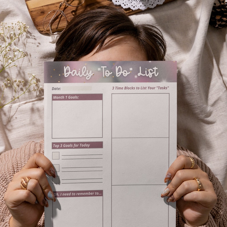 Minimal to Do List Printable, Daily Task Planner, Simple Tasks List ...