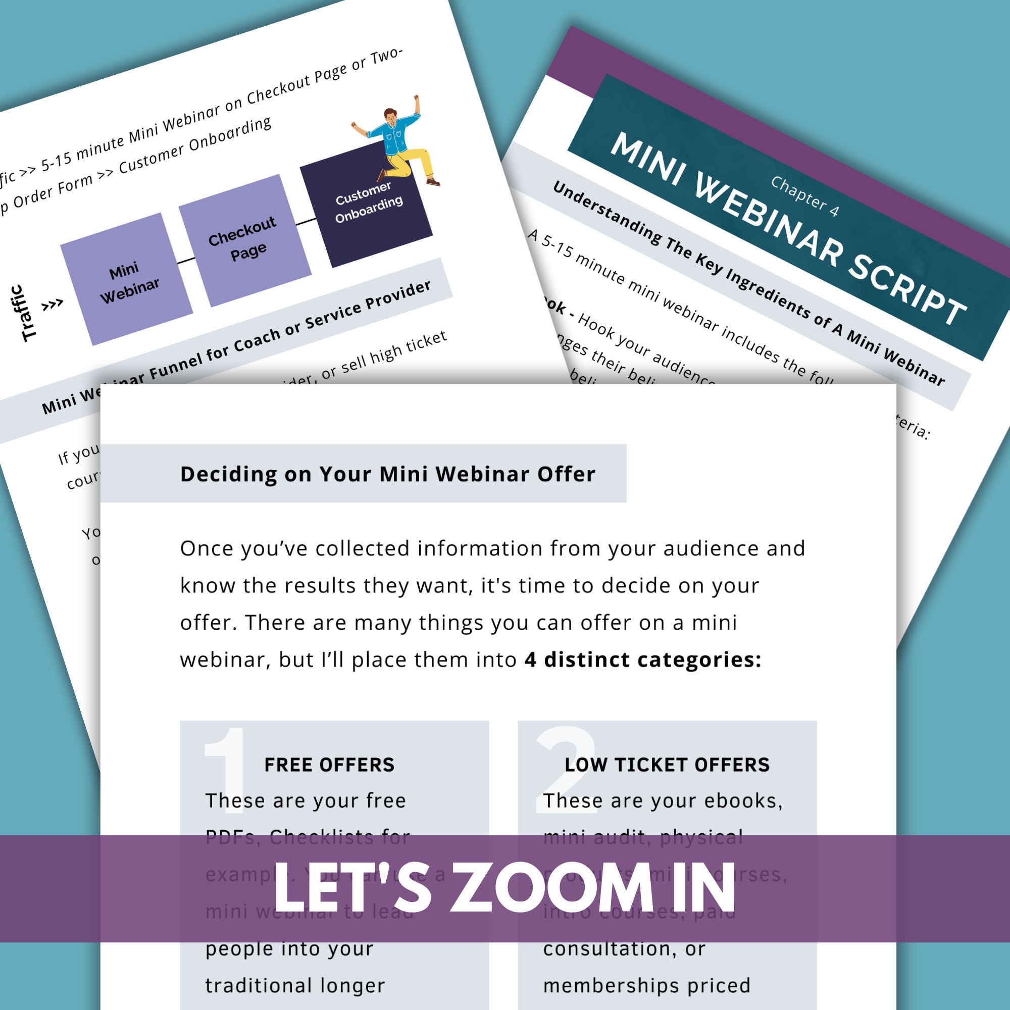 Mini Webinars Binder, Lead Magnet for Coaches, Webinar Script Template ...