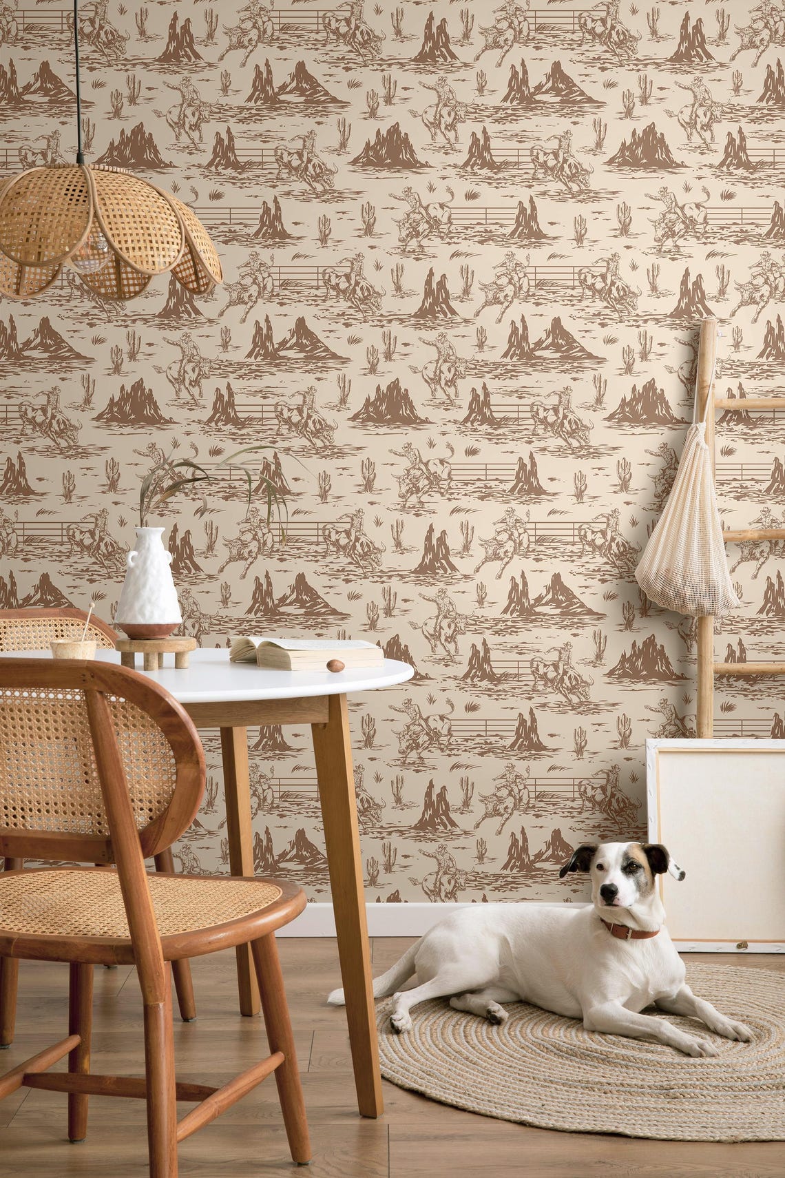 Western Wallpaper Vintage Cowboy Rodeo Wallpaper Western Nursery Decor ...