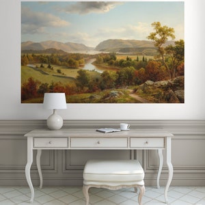 Landscape Mural Wallpaper Vintage Countryside Removable - Etsy