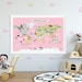 Adventure Awaits World Map Poster for Kids Room Decor Nursery - Etsy