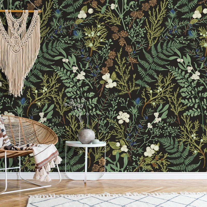 Fern Wallpaper - Etsy