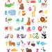 Alphabet Poster Playroom Decor ABC Animal Nursery Decor Kids - Etsy