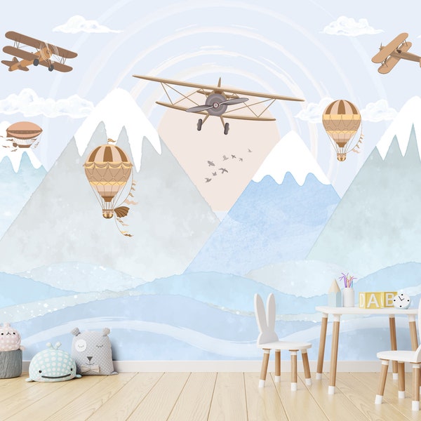 Airplane Wallpaper - Etsy