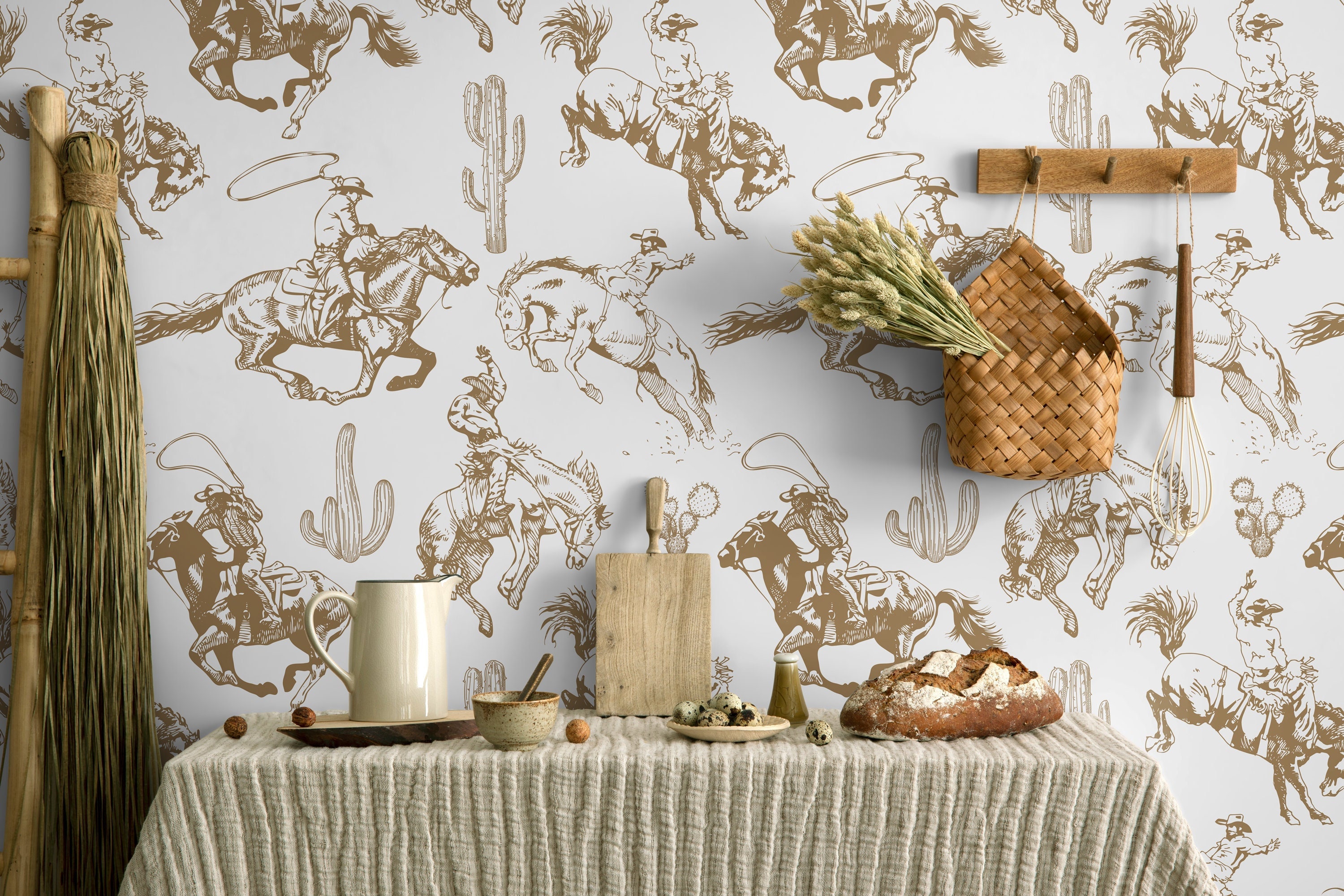 Vintage Cowboy Wallpaper