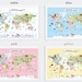 Adventure Awaits World Map Poster for Kids Room Decor Nursery - Etsy