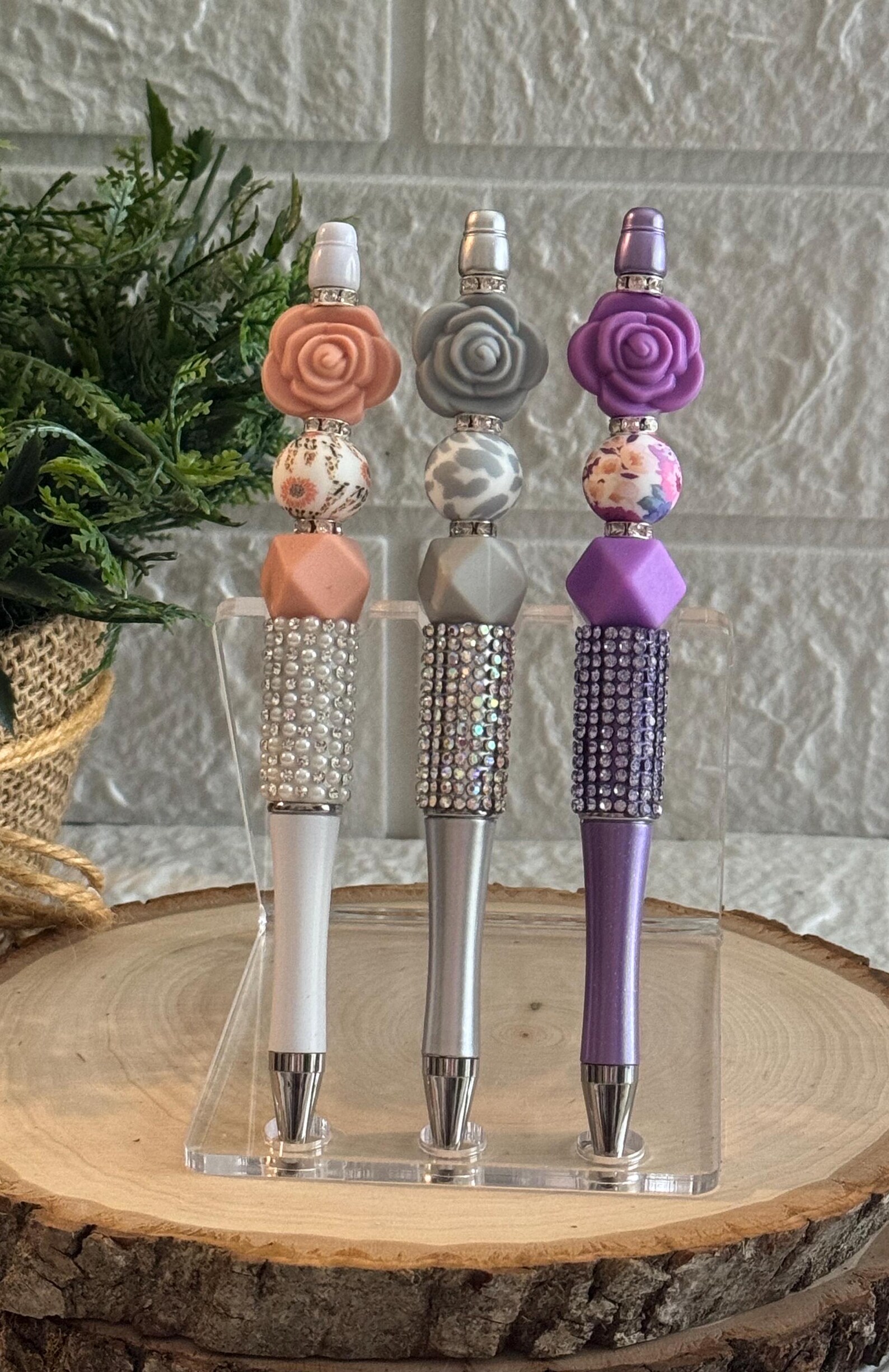 Decorative Beaded Pen | Fancy Ballpoint Pen | Floral Pen | Gift for Her ...
