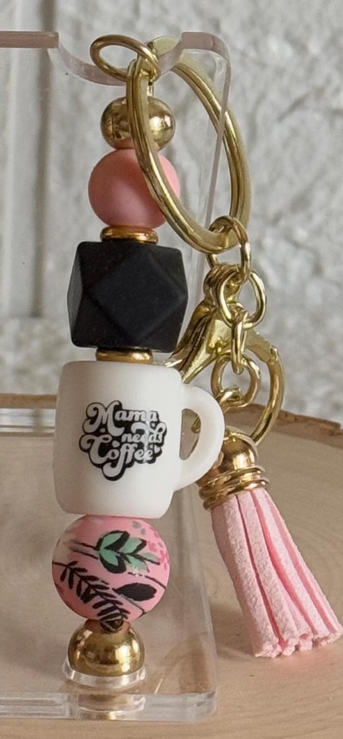 Silicone Bar Keychains | Mama Needs Coffee | Girl Boss | Bag Charm ...