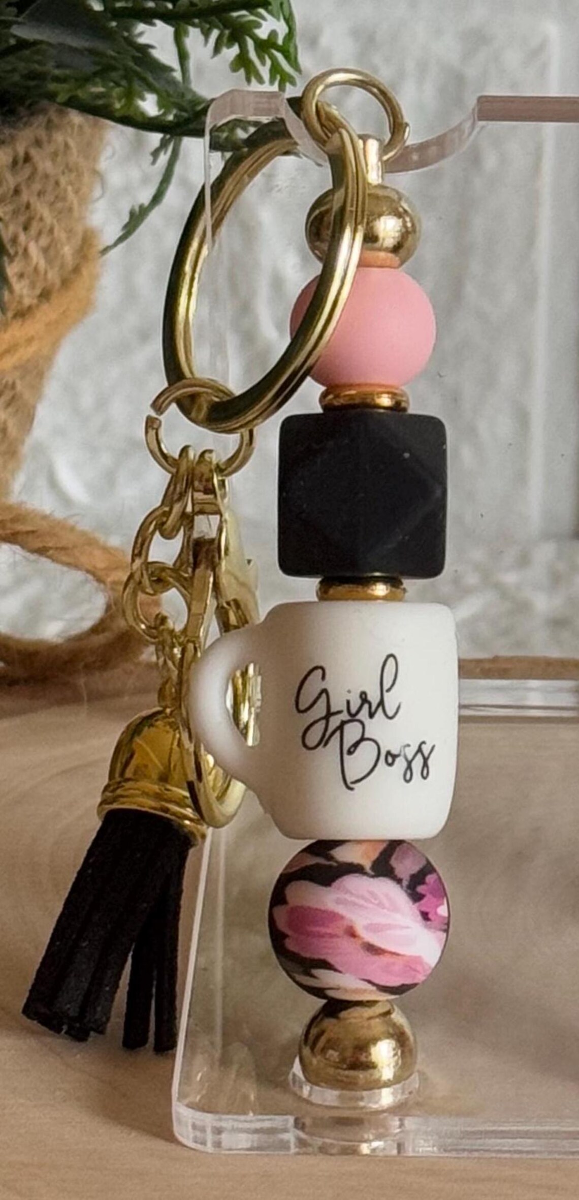 Silicone Bar Keychains | Mama Needs Coffee | Girl Boss | Bag Charm ...