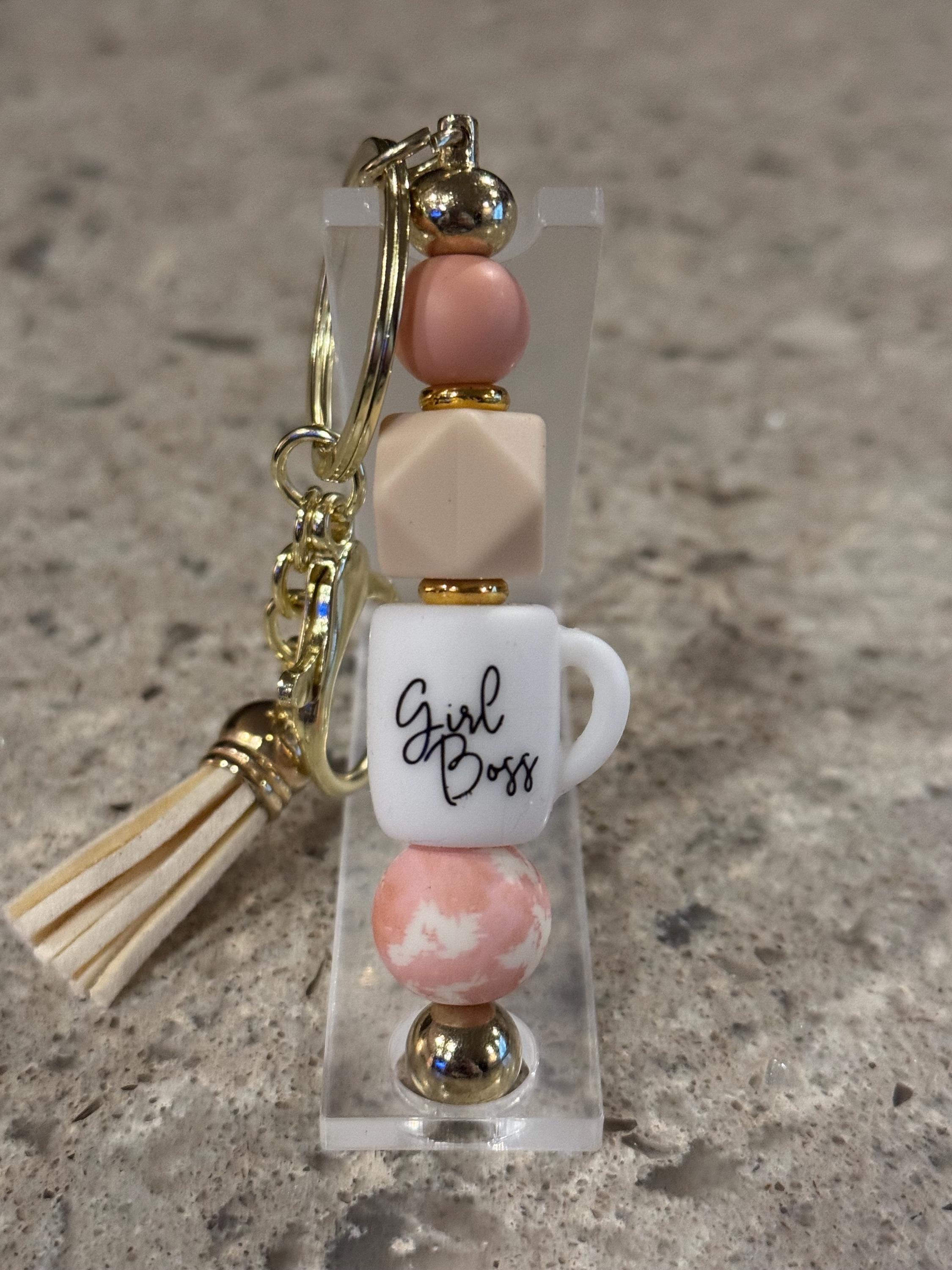 Silicone Bar Keychain | Girl Boss | Mama Gift | Teacher Gift | Wife ...