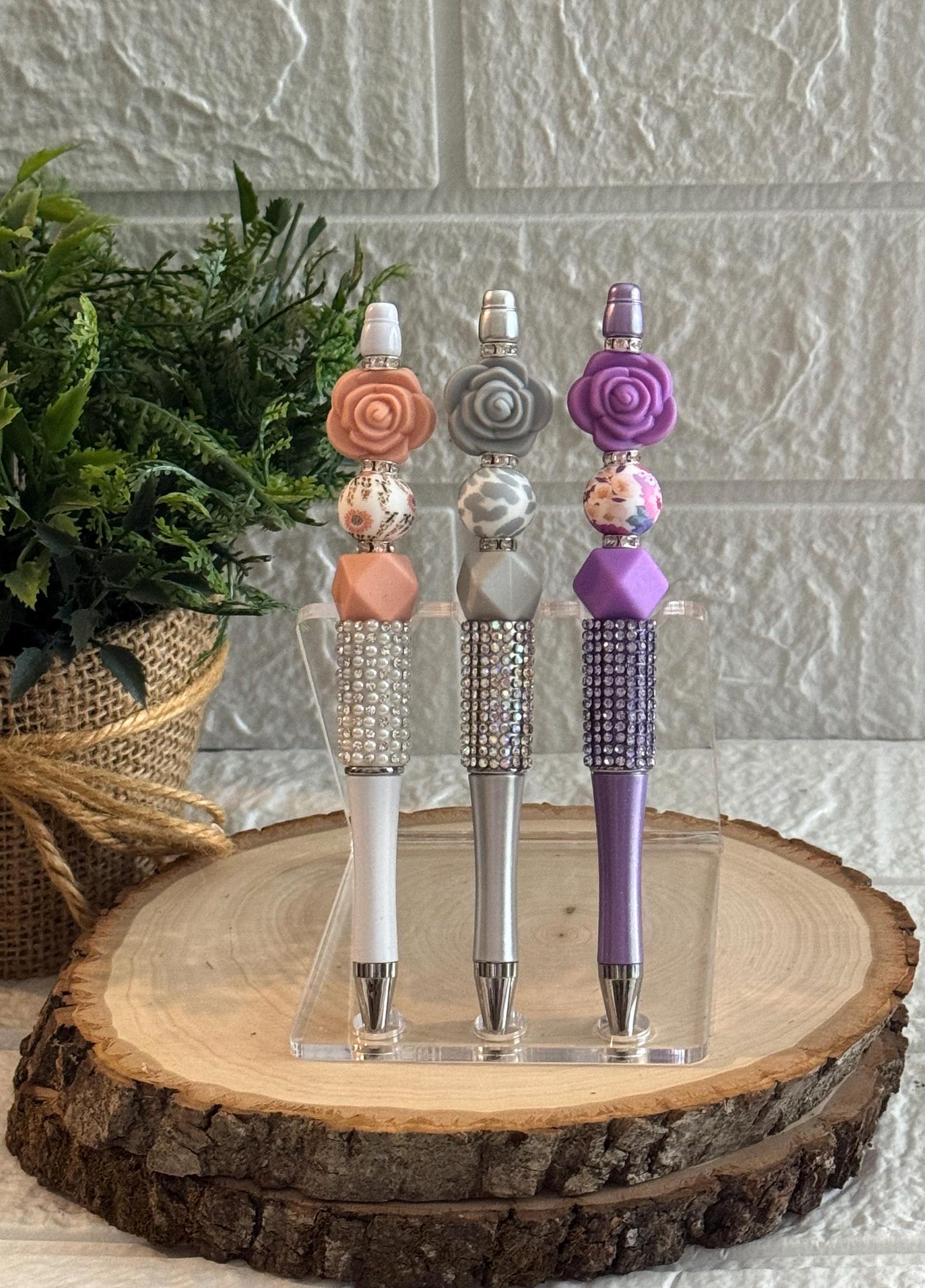 Decorative Beaded Pen | Fancy Ballpoint Pen | Floral Pen | Gift for Her ...