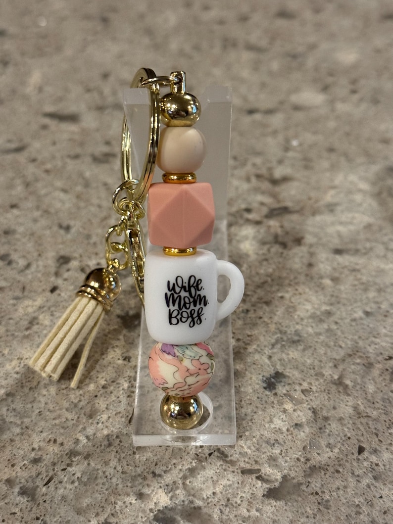 Silicone Bar Keychain | Girl Boss | Mama Gift | Teacher Gift | Wife ...