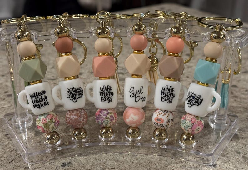 Silicone Bar Keychain | Girl Boss | Mama Gift | Teacher Gift | Wife ...