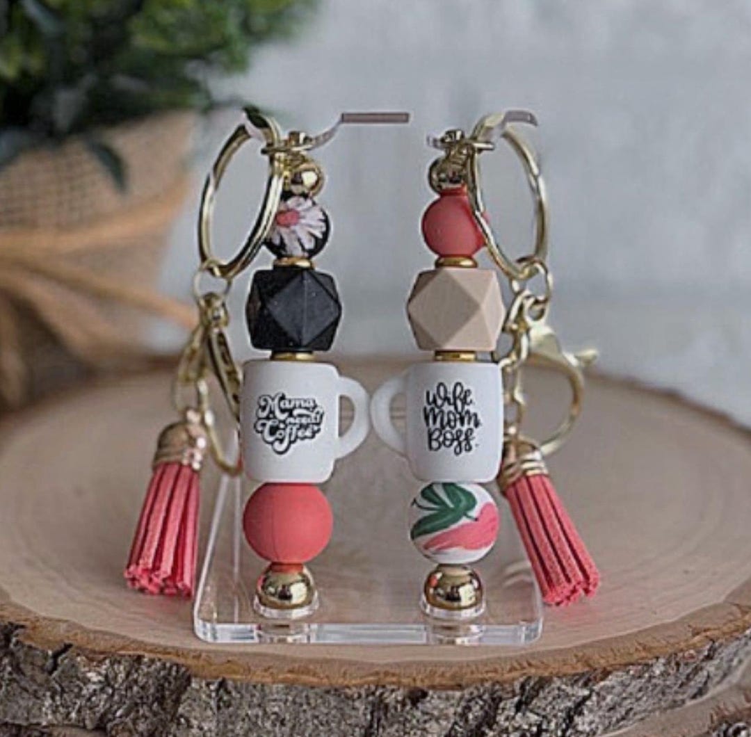 Cute Silicone Keychain | Mama Gift | Spring Keychains | Wife Gift ...