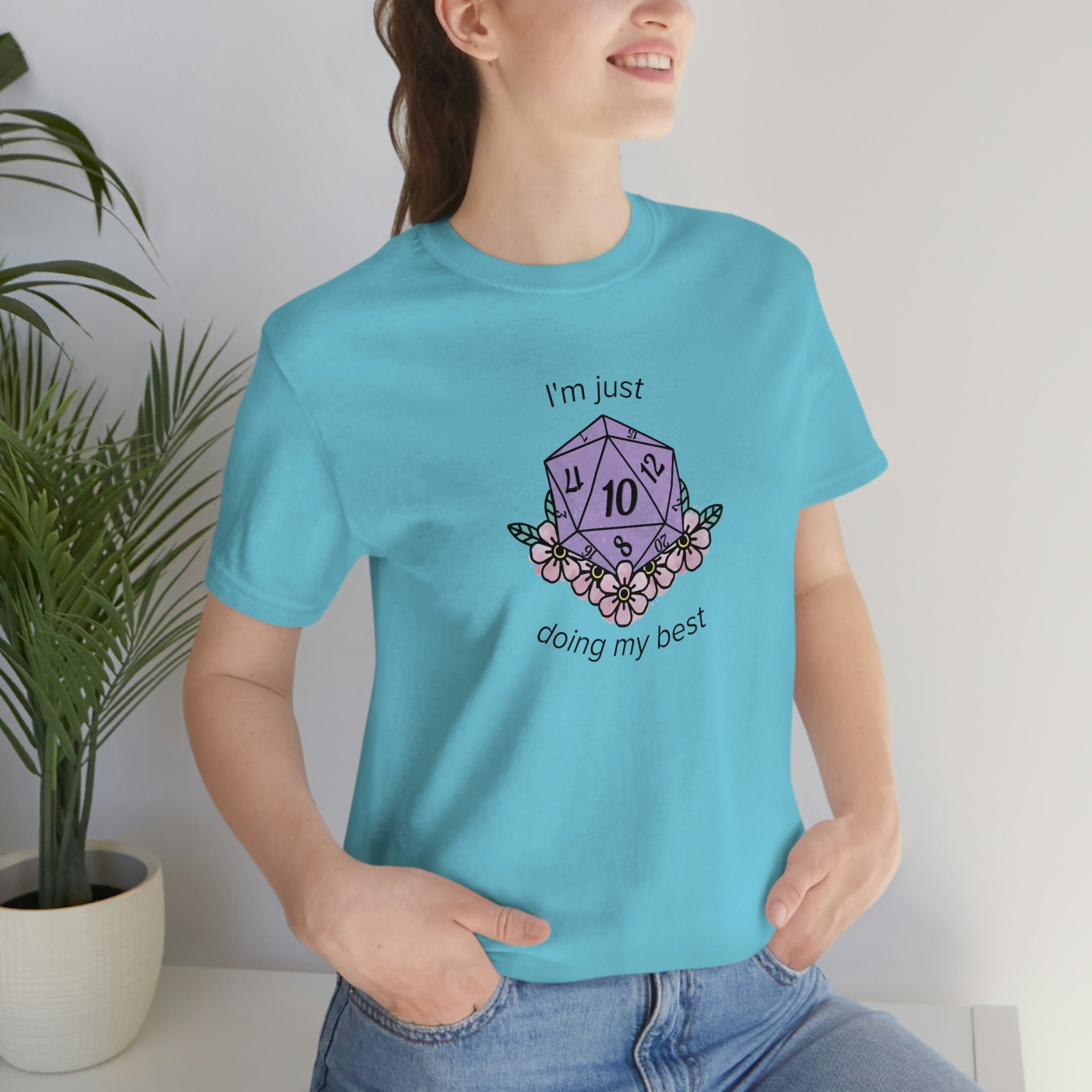 Doing My Best D20 Shirt, Light - Etsy