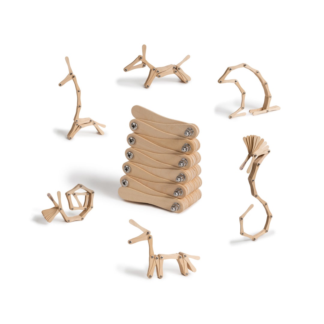 Wooden Montessori Creative Toy; Ideal Dexterity Toy for Imaginative ...