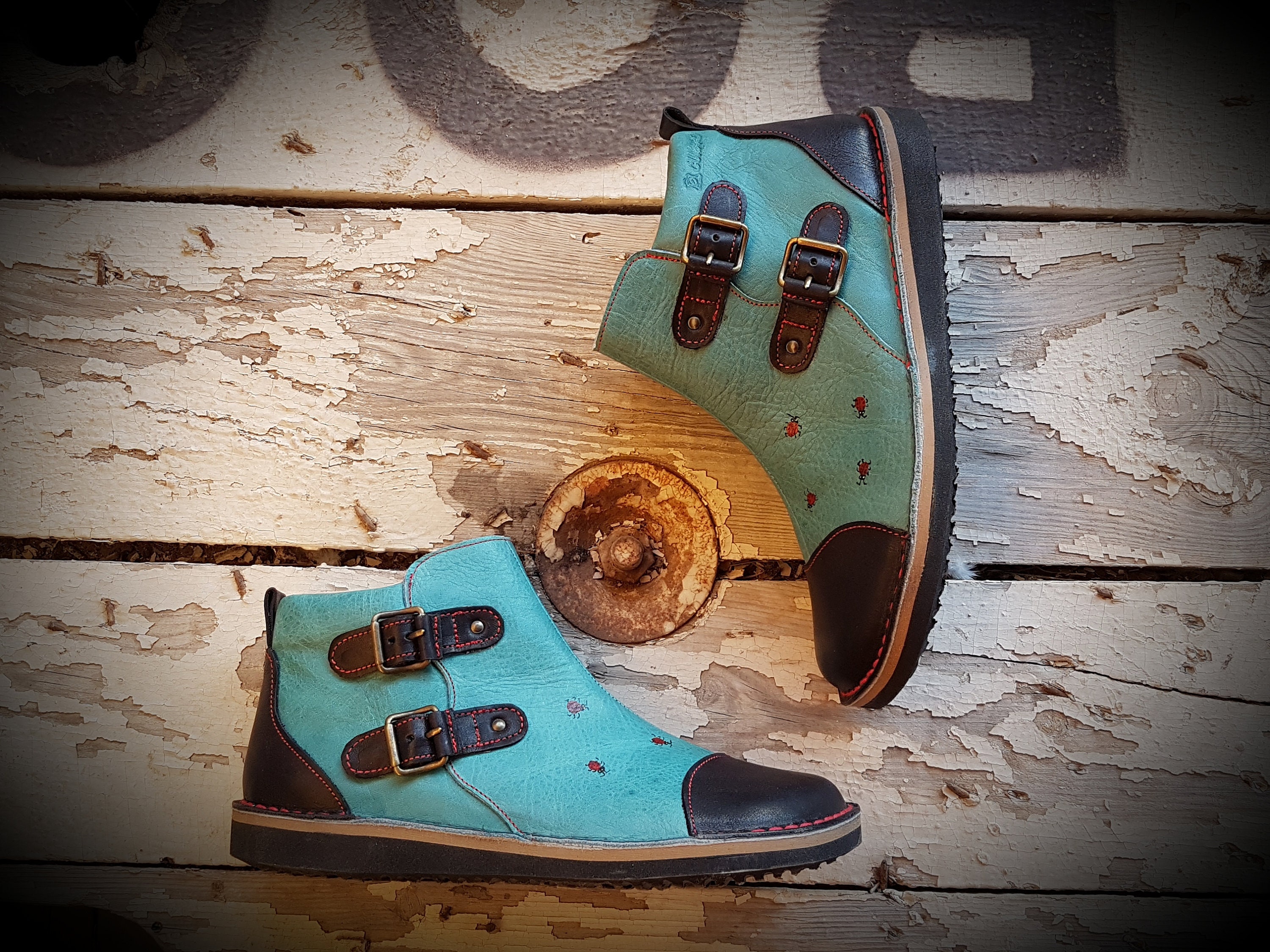 Bachimaña Boot, Short Boots With Zip, Handmade Shoes, Colorful Boots ...