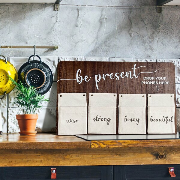 Wood Phone Box - Etsy