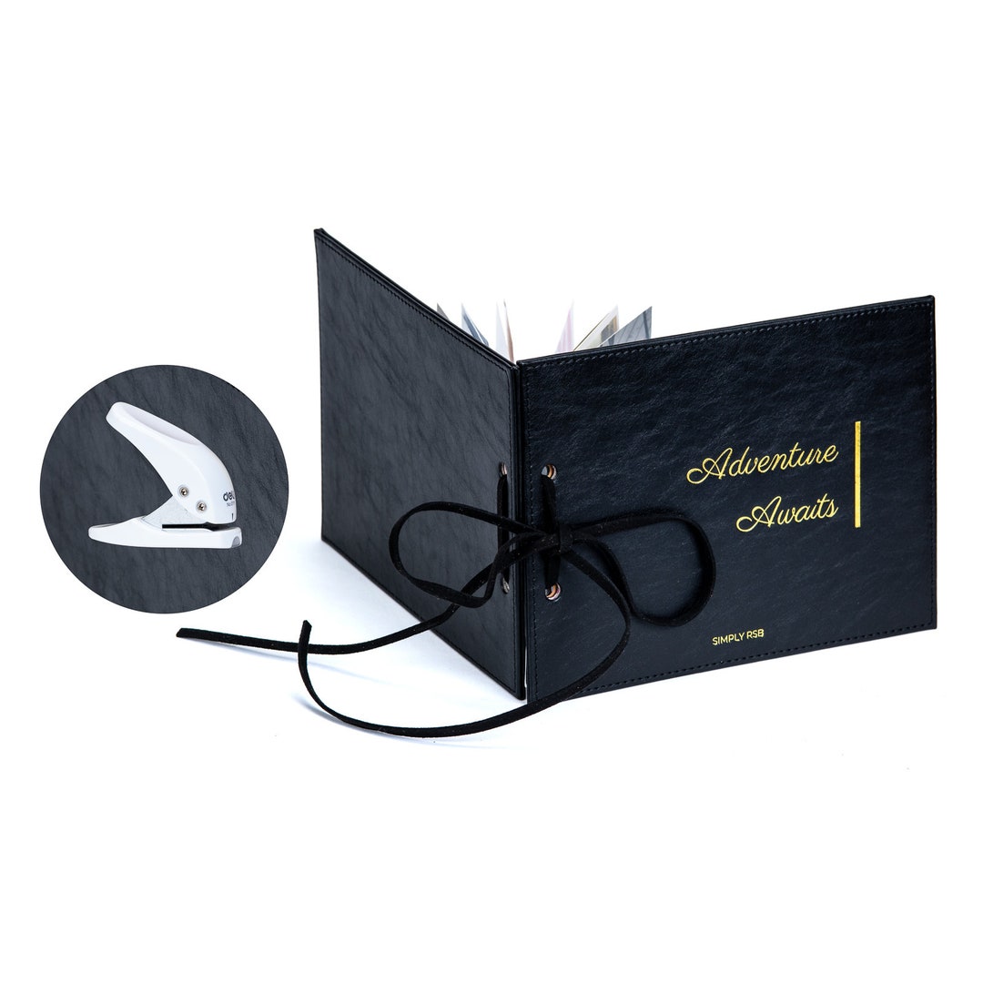 Postcard Album Vegan Leather, Transform Postcards Into Postcard Book ...