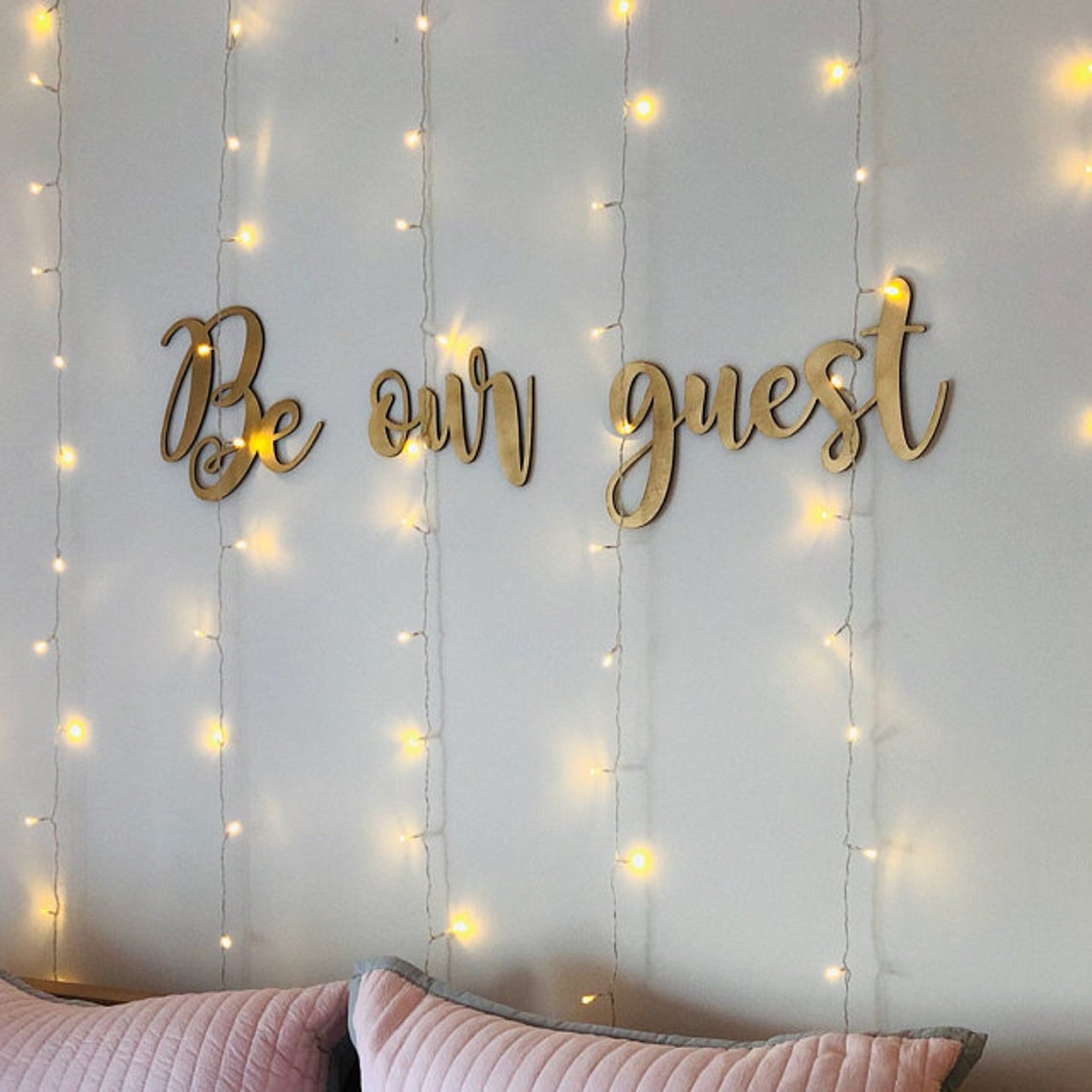 Wooden Be Our Guest Wall Art Sign/wording Spare Room Decor - Etsy UK