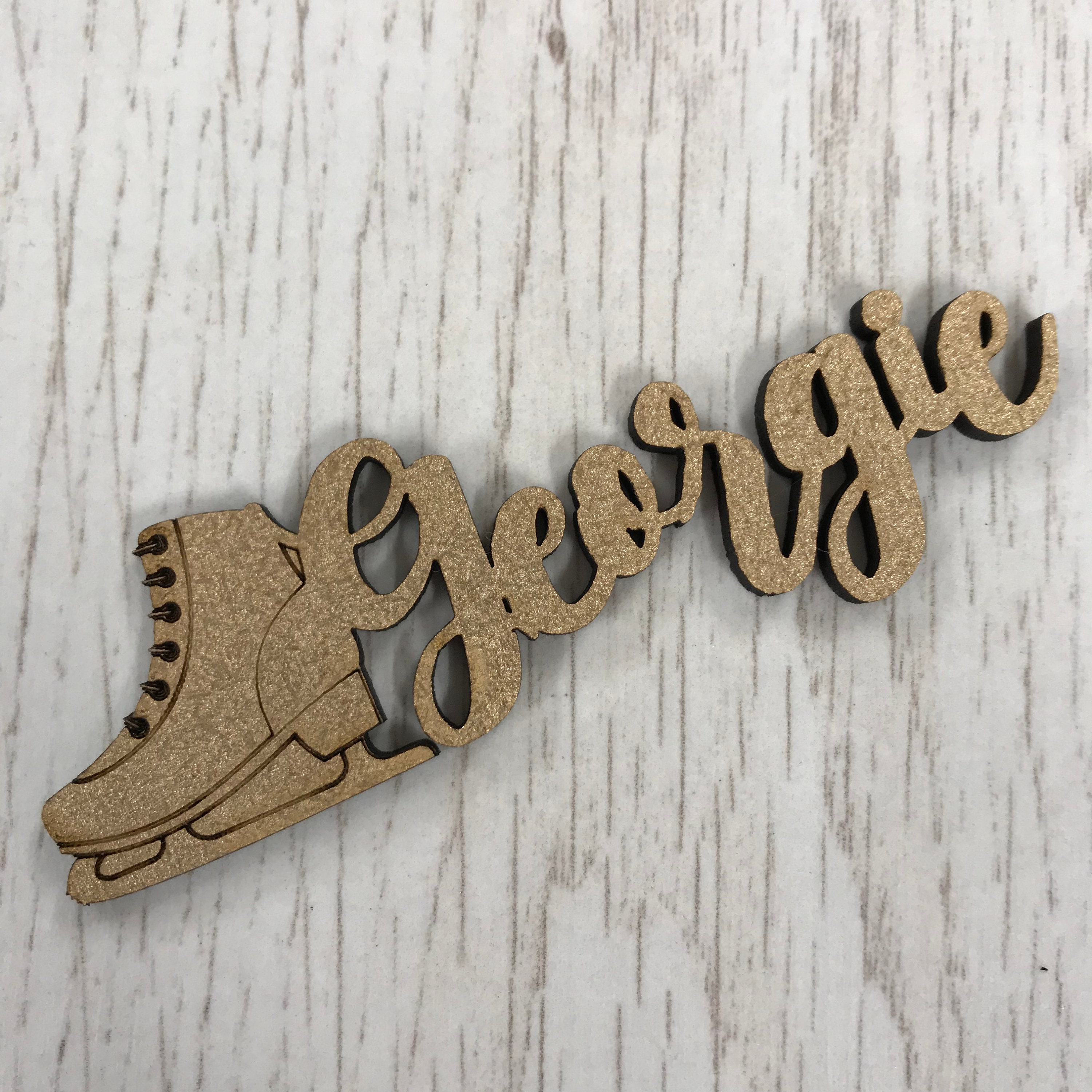 Any Font & Colour Personalised Wooden Script Name Word Plaque - Etsy UK