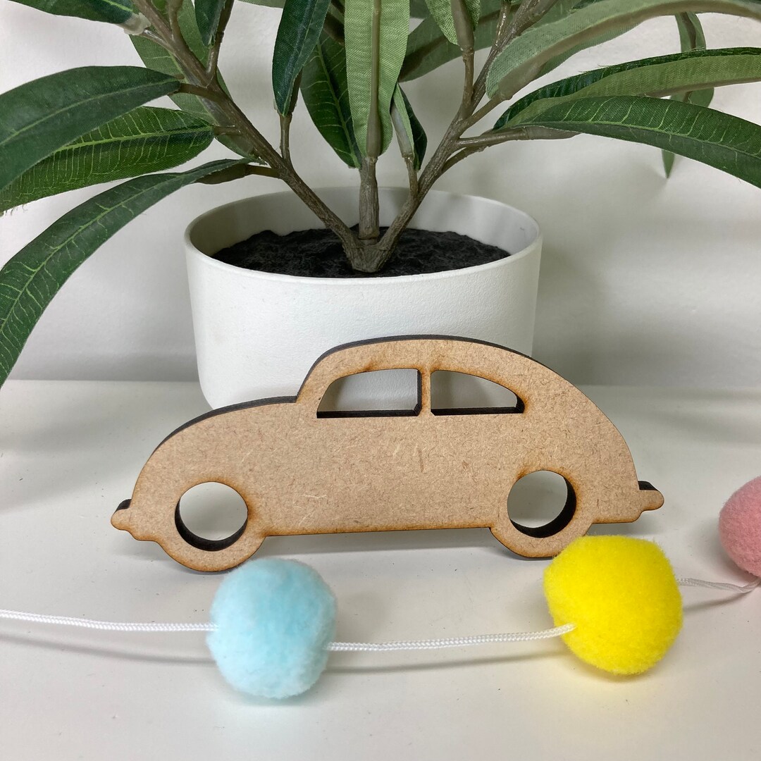 MDF Car Shape 6mm - Multiple Sizes Available - MDF Craft Blank - Etsy