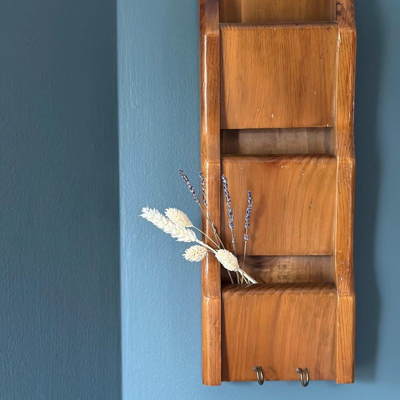 Wood Mail Organizer - Etsy