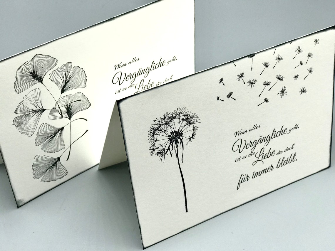 Funeral Card - Etsy