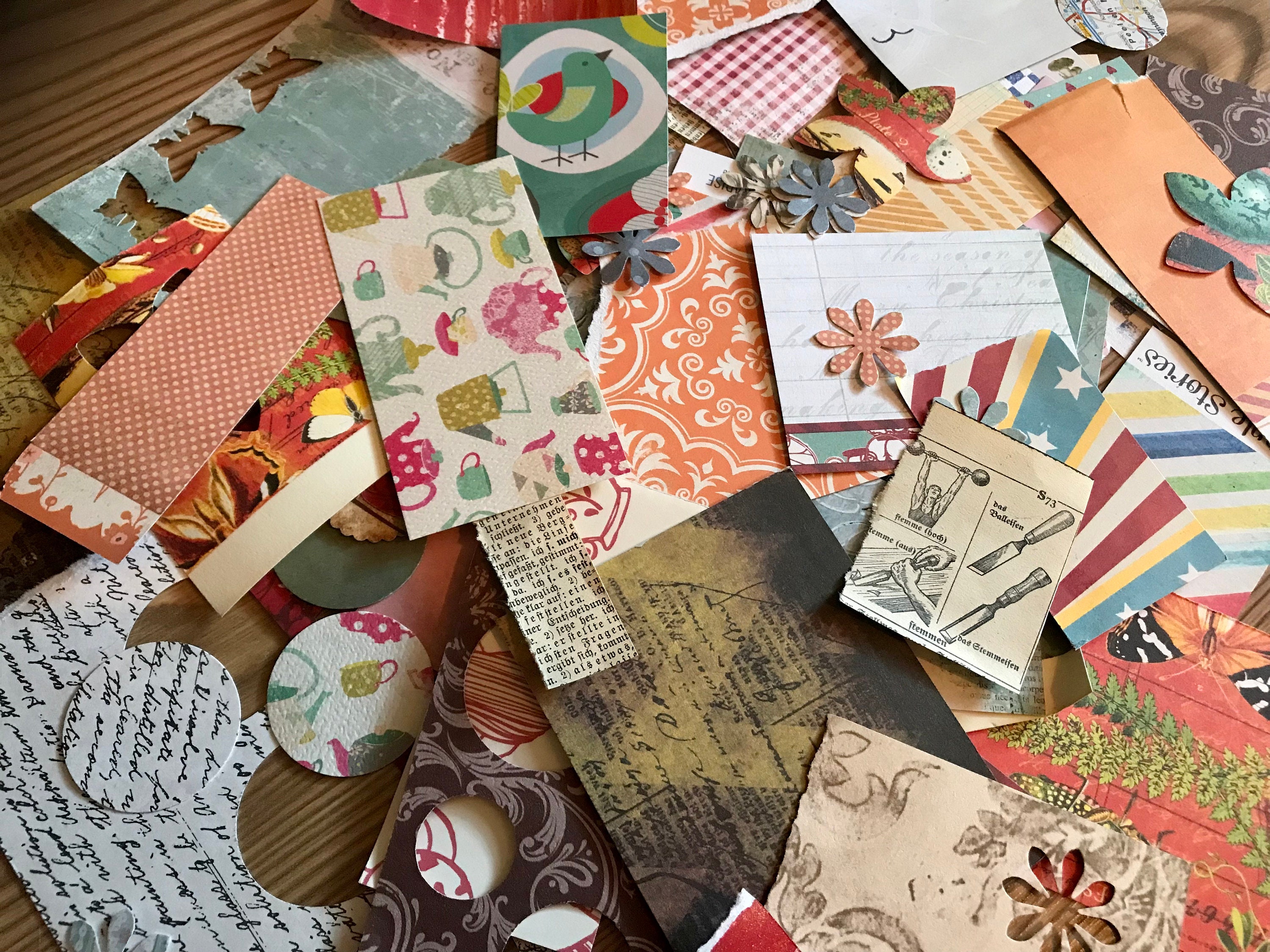 100 Pieces Of Beautiful Paper Paper Remnants Snippets For Etsy 100 Pieces Of Beautiful Paper Paper Remnants Snippets For Etsy