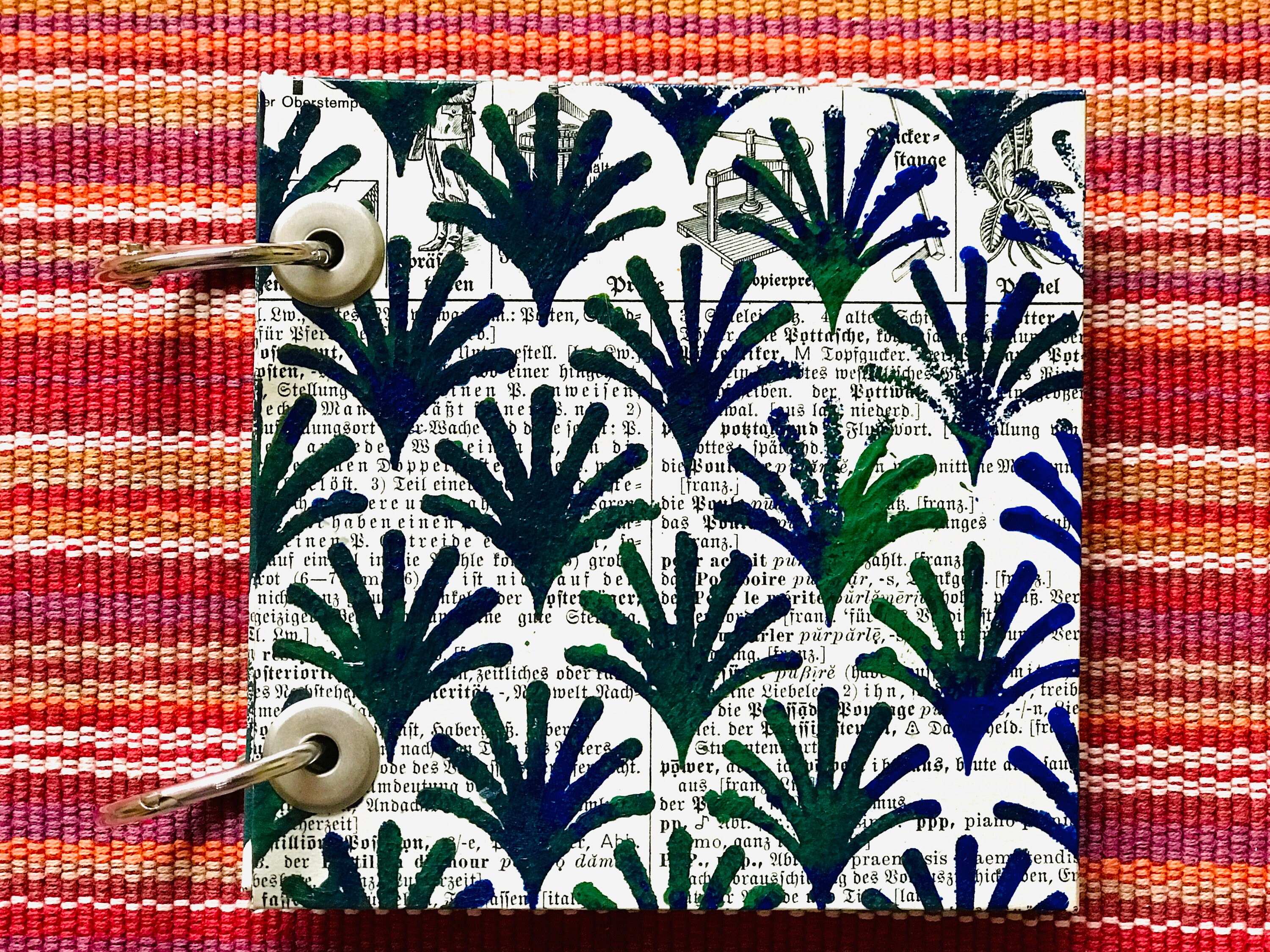 1 Mini Album With Colored Pages, Scrapbook, 10 X 10 Cm - Etsy