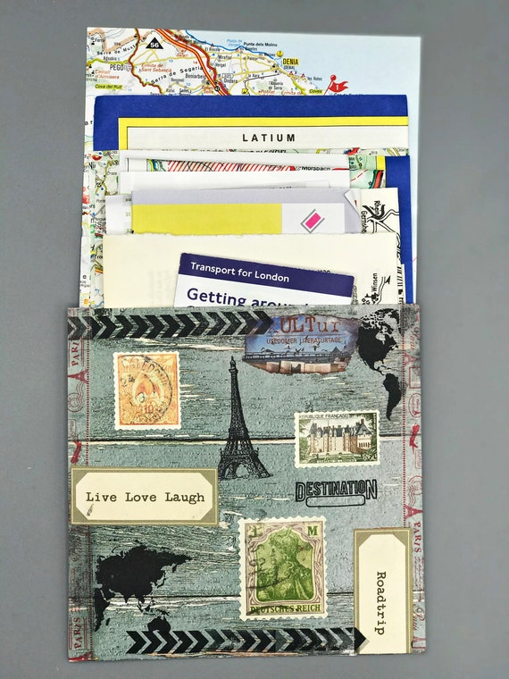 Art & Collectibles Paper Planner Theme Holiday Sea Travel Journal Mini ...