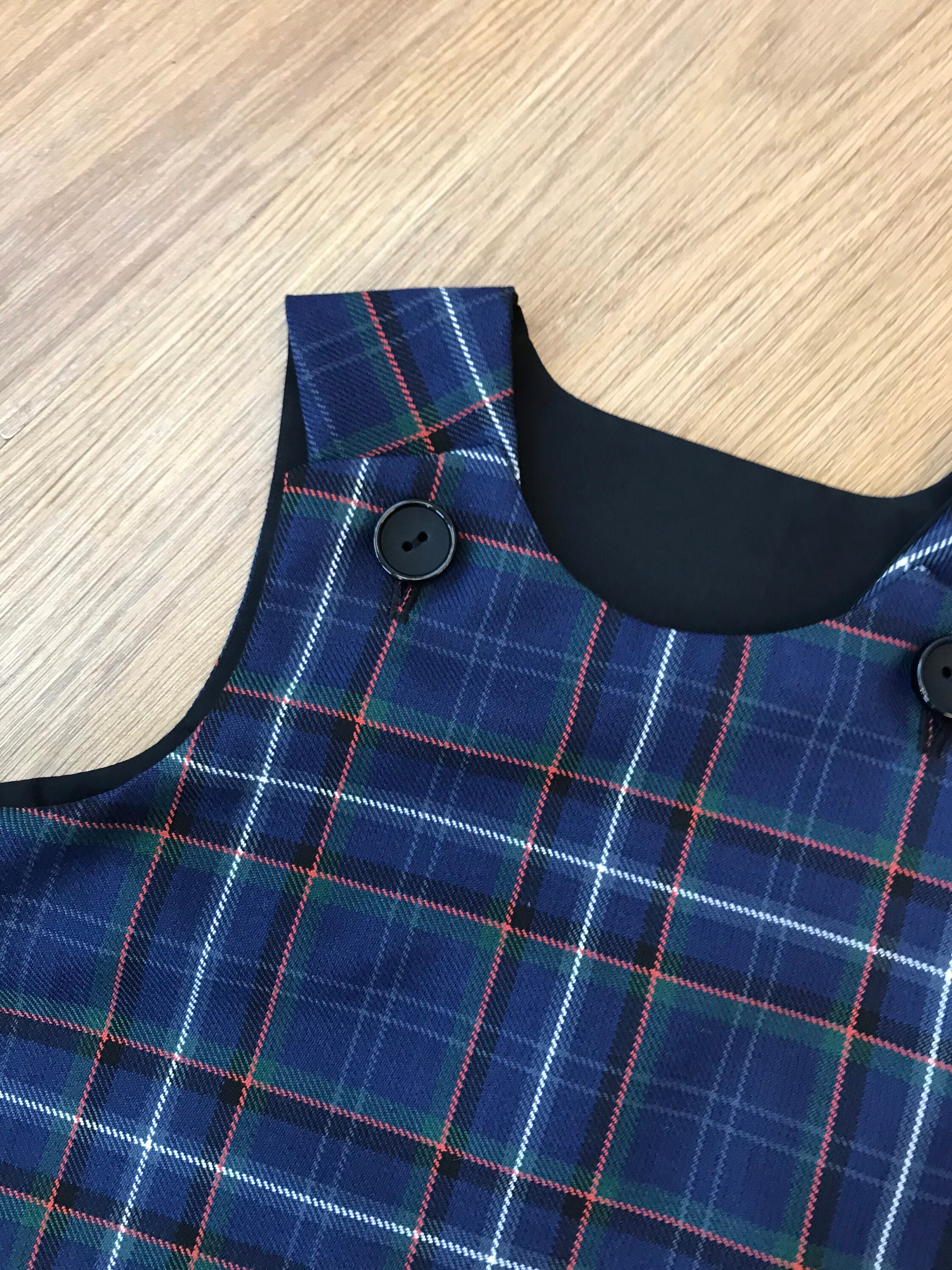 Isle of Arran Tartan Pinafore Dress - Etsy