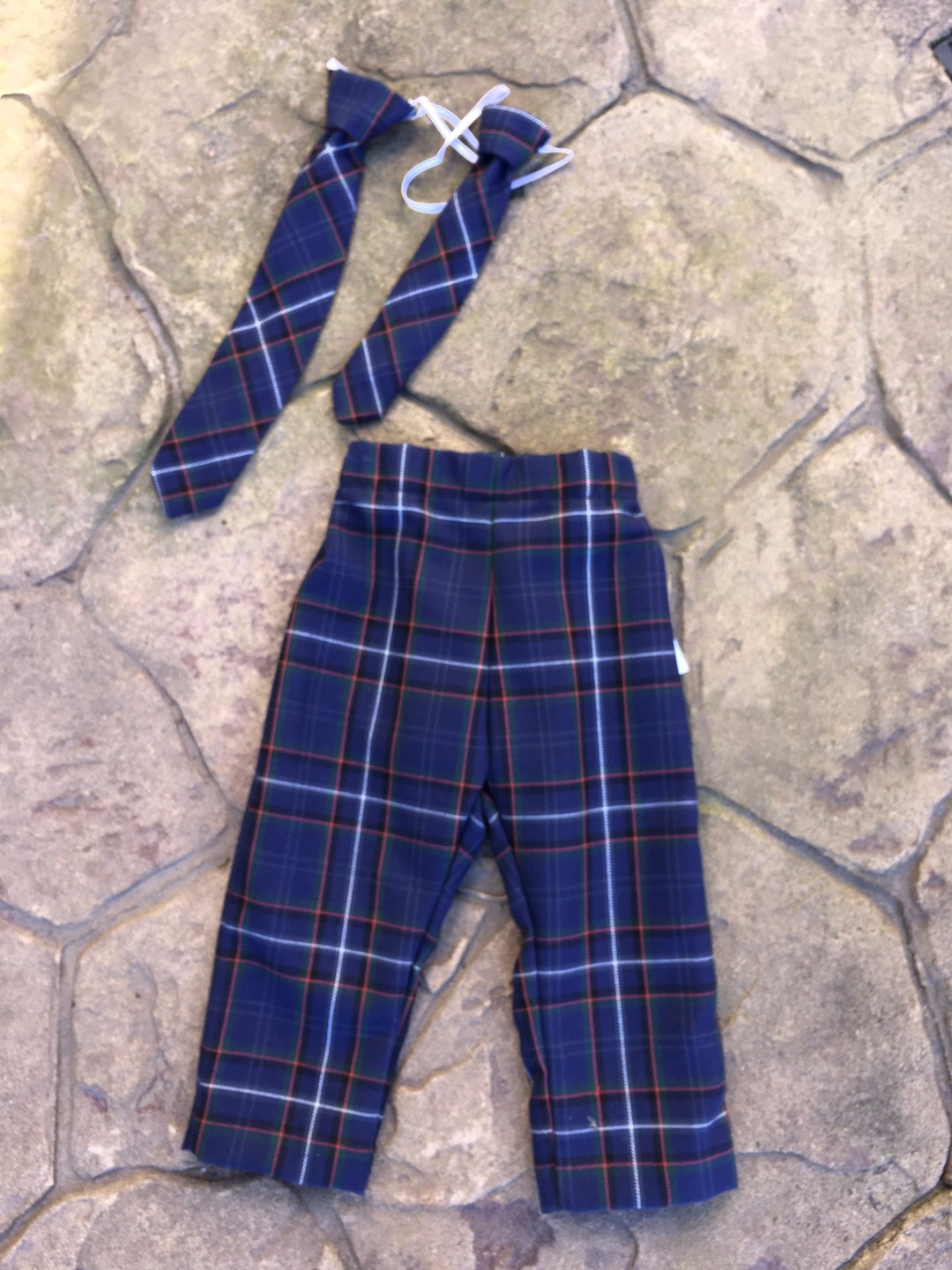 Isle of Arran Tartan Trews and Tie/bow Tie Set, Trousers, Pants, Babies ...