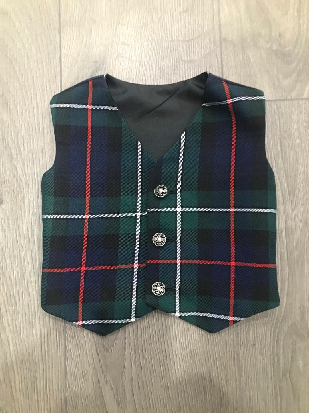 Mackenzie Tartan Waistcoat Babies, Childrens - Etsy