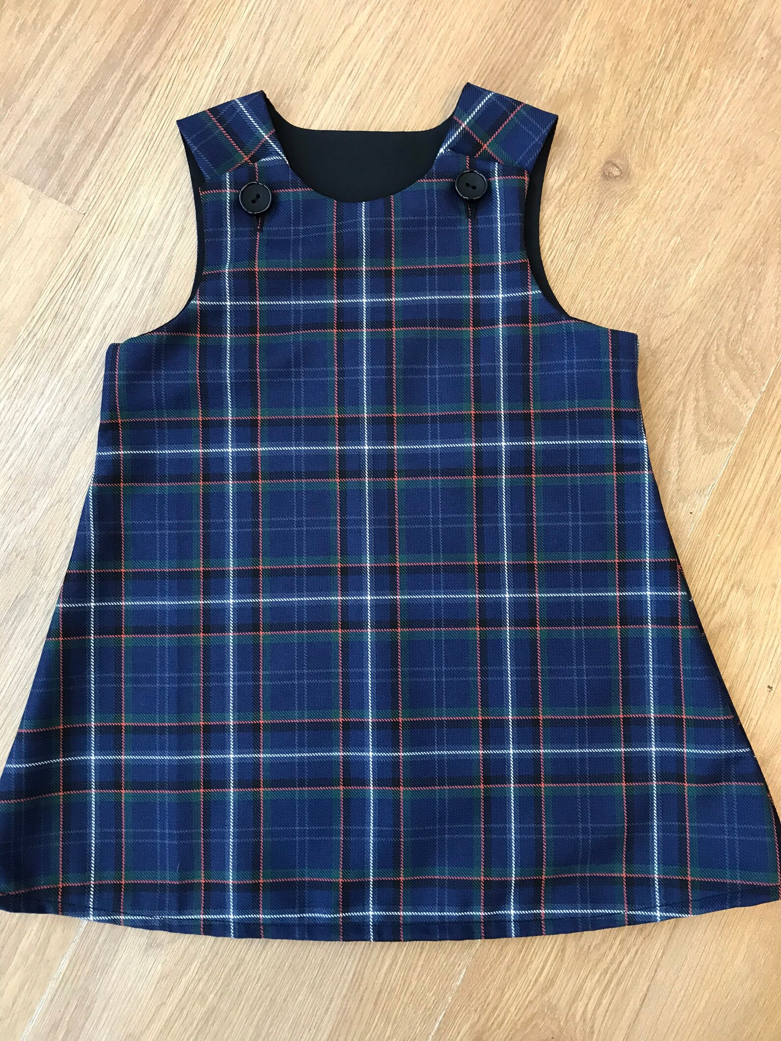 Isle of Arran Tartan Pinafore Dress | Etsy